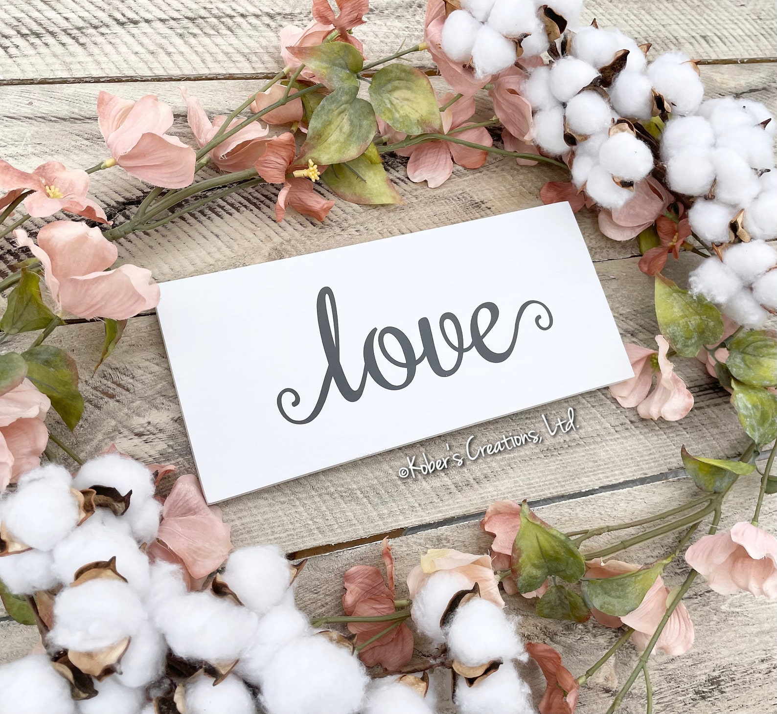 Love Wood Sign Rustic Love Sign Small Love Sign Small | Etsy