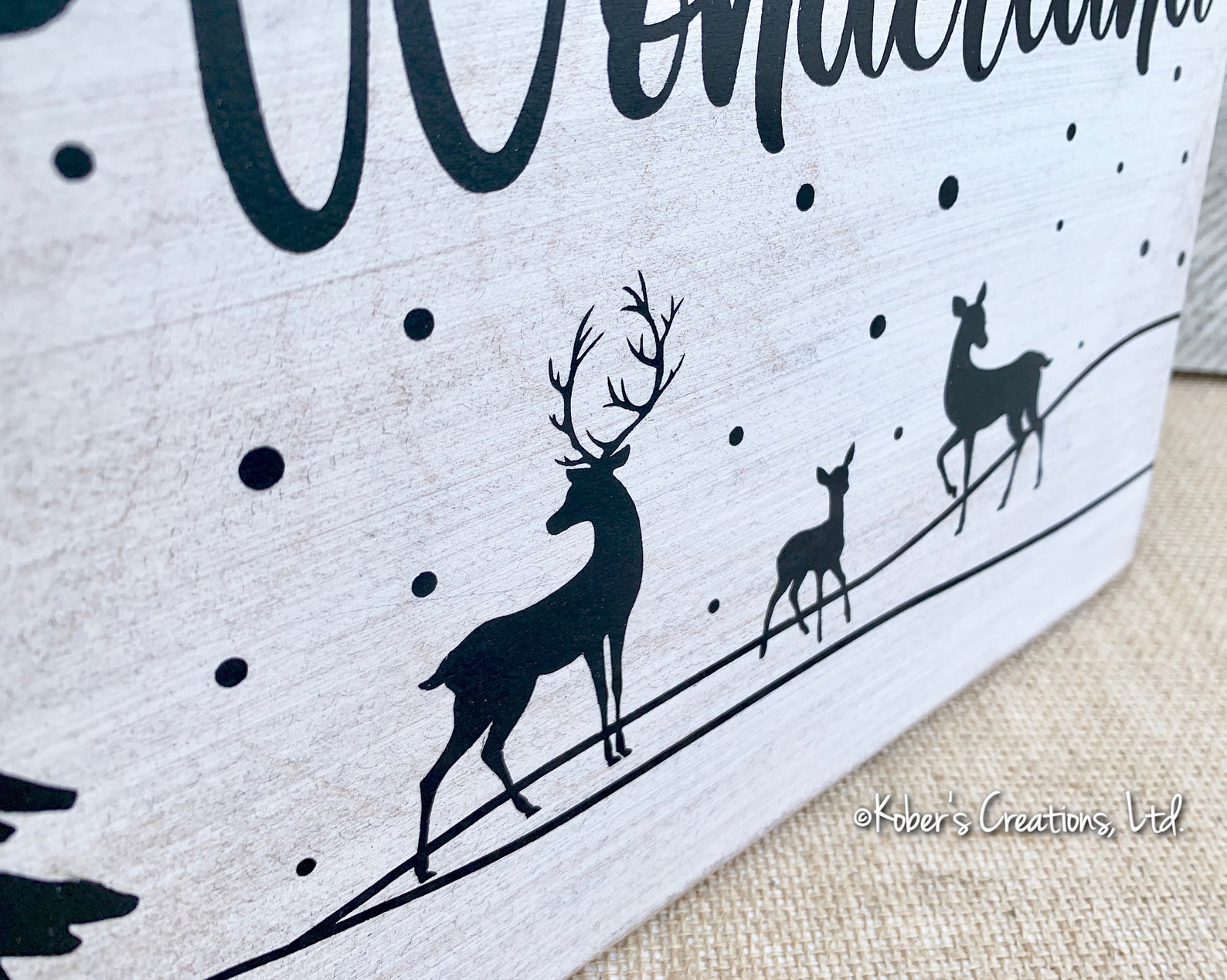 Winter Wonderland Wood Sign Rustic Winter Sign Farmhouse - Etsy