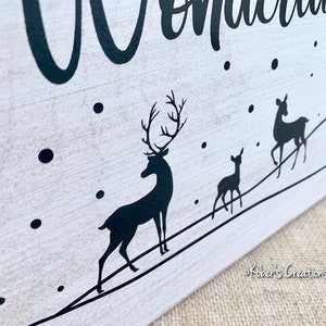 Winter Wonderland Wood Sign Rustic Winter Sign Farmhouse | Etsy