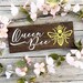 Queen Bee Wood Sign Honey Bee Décor Honey Bee Gift Bee - Etsy