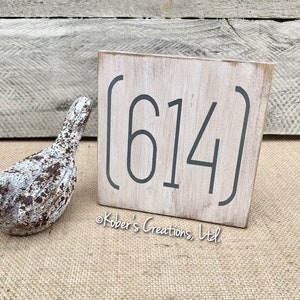 Custom Area Code Sign, Small Custom Sign, Rustic Home Sign, Hometown ...