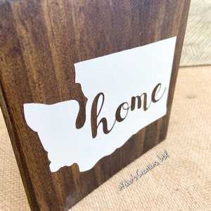 Custom State Outline Home Sign, Rustic Home Sign, Custom Home Sign ...