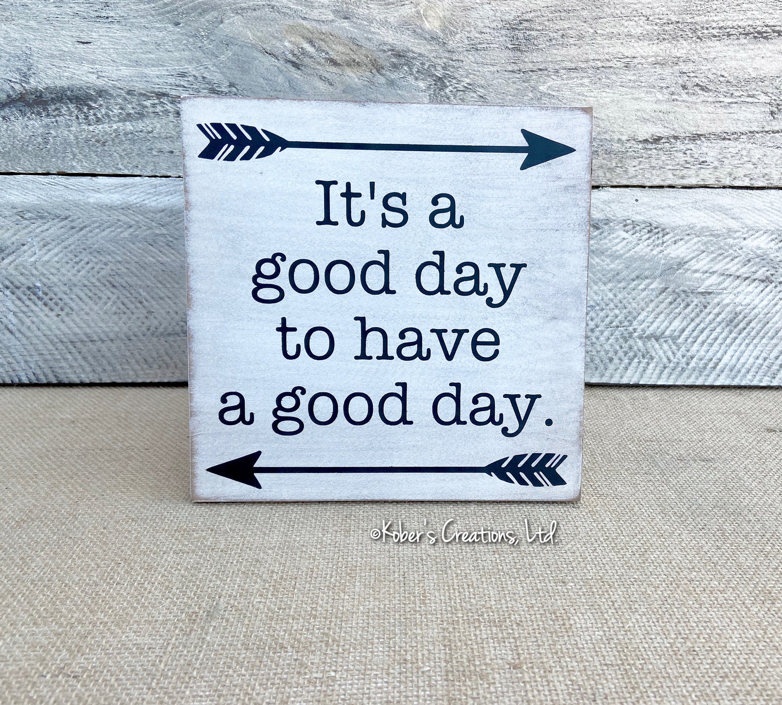 Its A Good Day to Have A Good Day Sign Inspirational Wood - Etsy