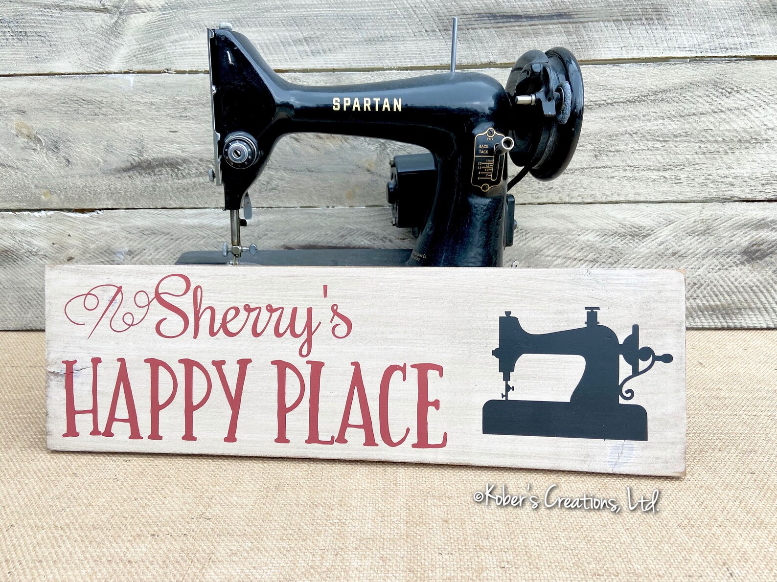 Personalized Happy Place Sewing Sign Sewing Room Sign Sewing - Etsy