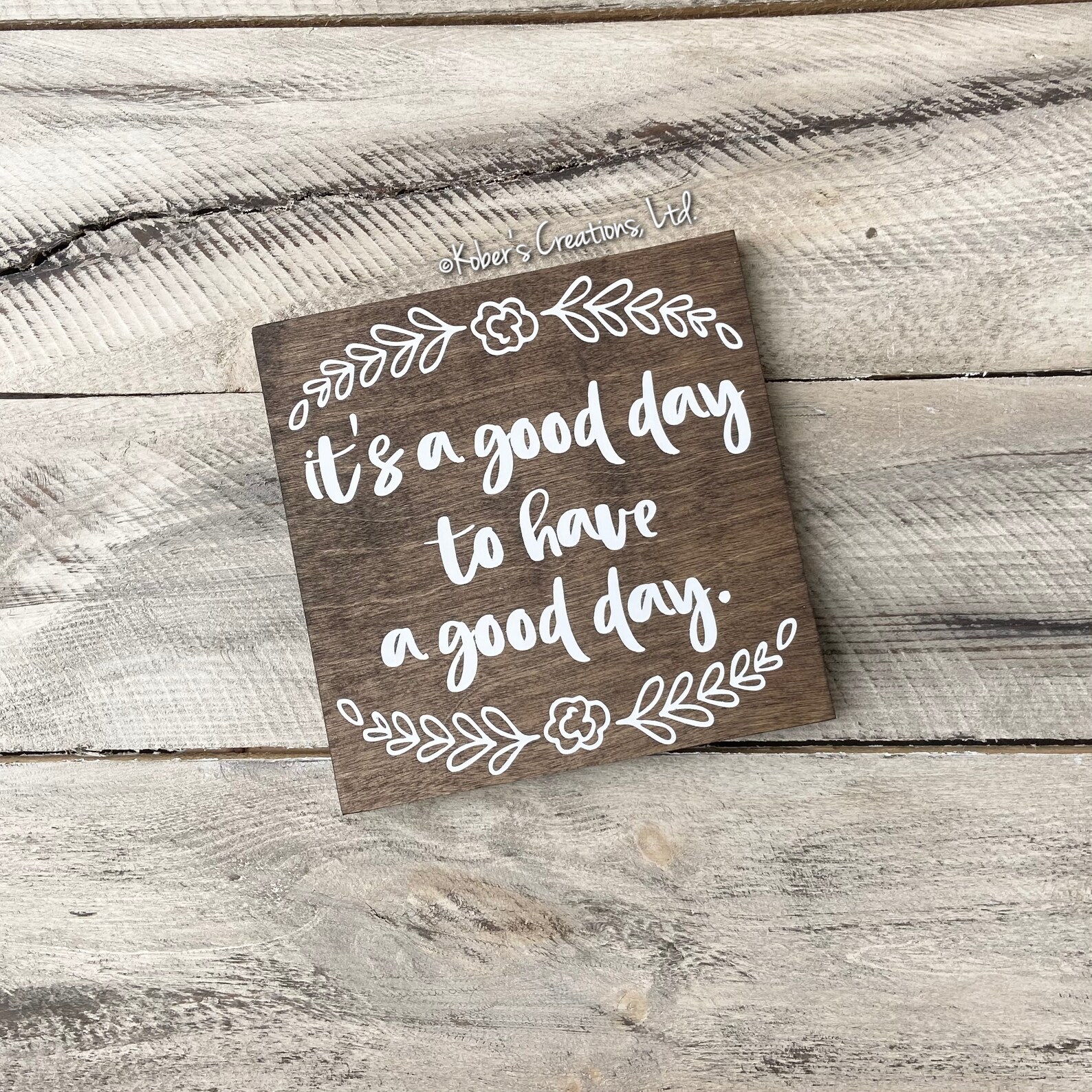 Its A Good Day to Have A Good Day Sign Inspirational Wood - Etsy