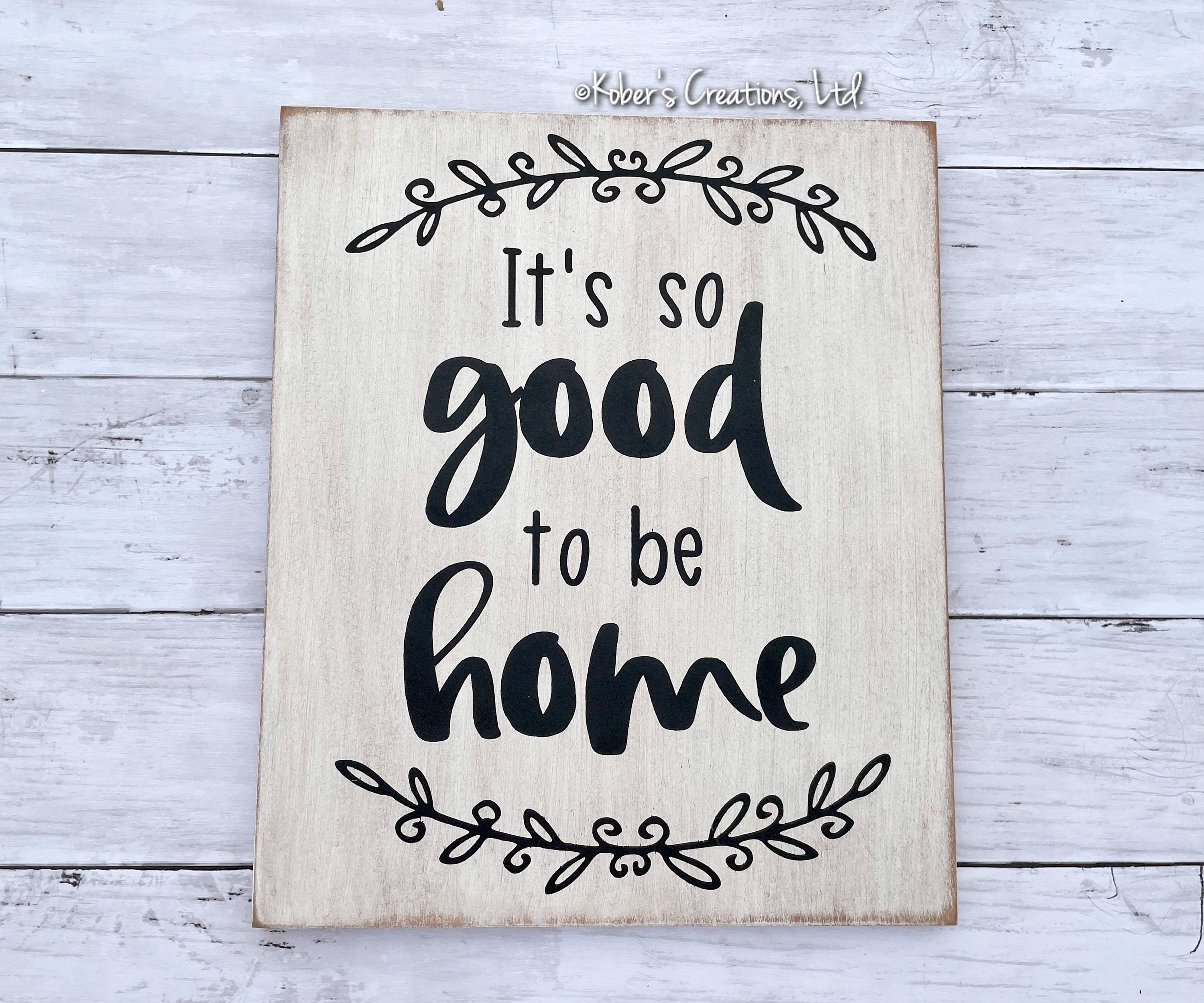 Its So Good to be Home Wood Sign Gallery Wall Decor | Etsy