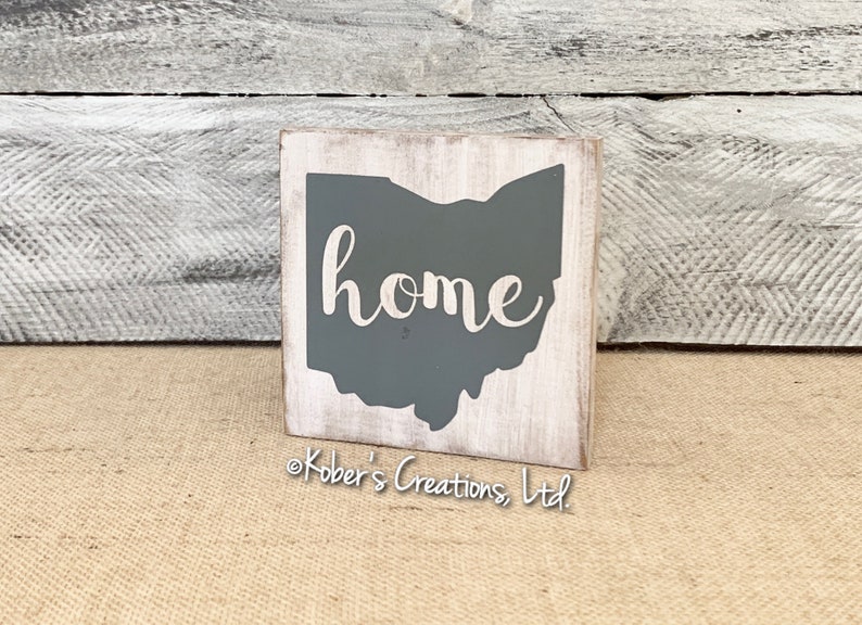 Custom State Outline Home Sign Rustic Home Sign Custom Home - Etsy