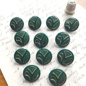 A Set of 12 Antique perfume Buttons From the Late 1800s Measuring 23mm ...