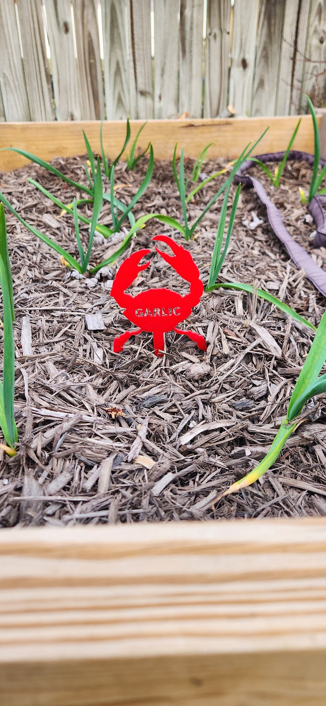 Maryland Stir Fry Crab Garden Label Stakes Reusable Garden Labels ...