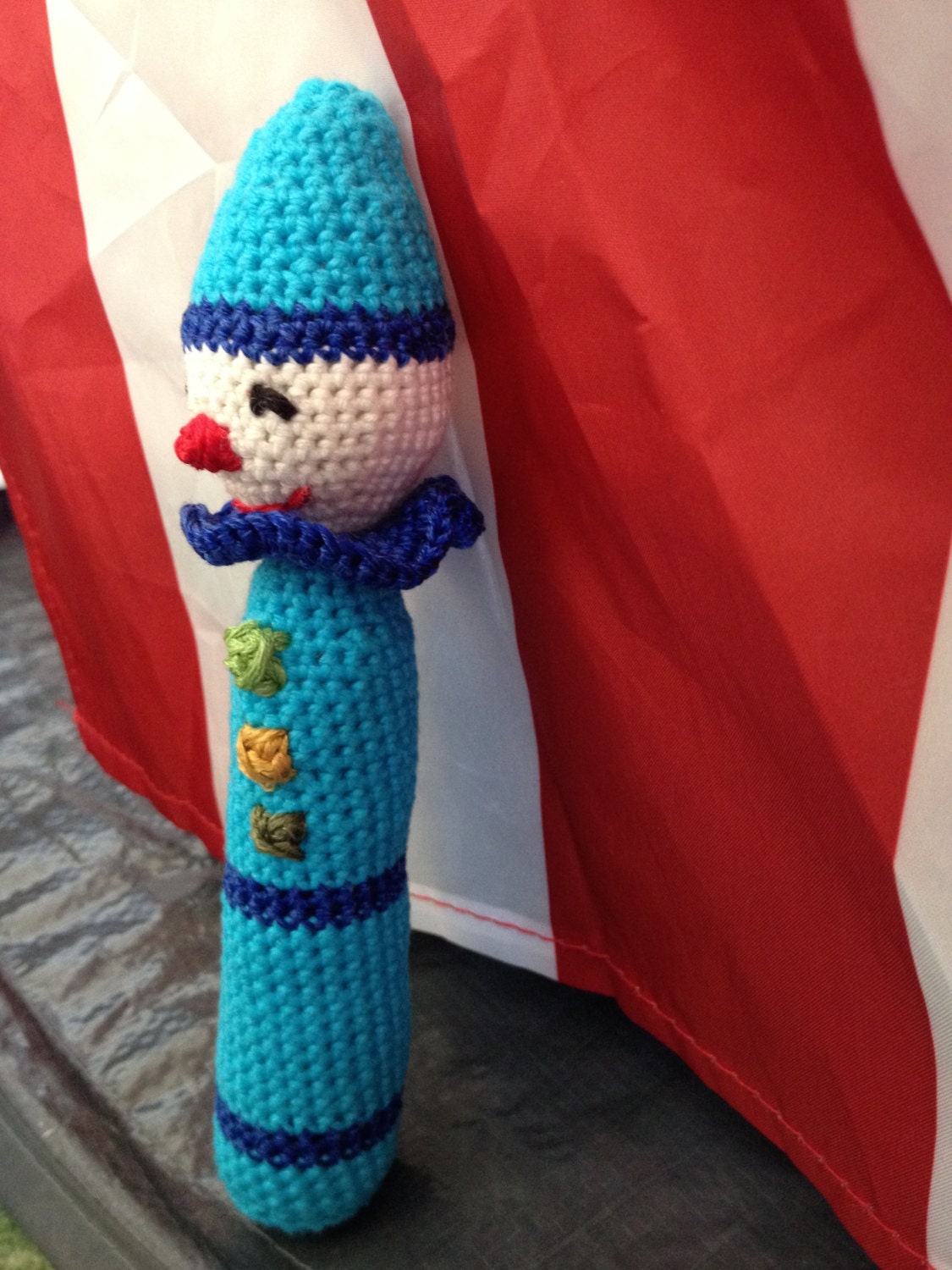 Cleo the Clown Rattle - Crochet Pattern - Etsy