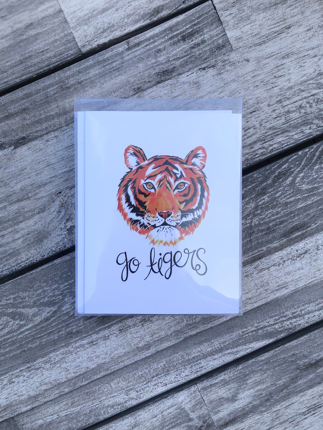 Tiger Face Notecards Pack of 10 - Etsy