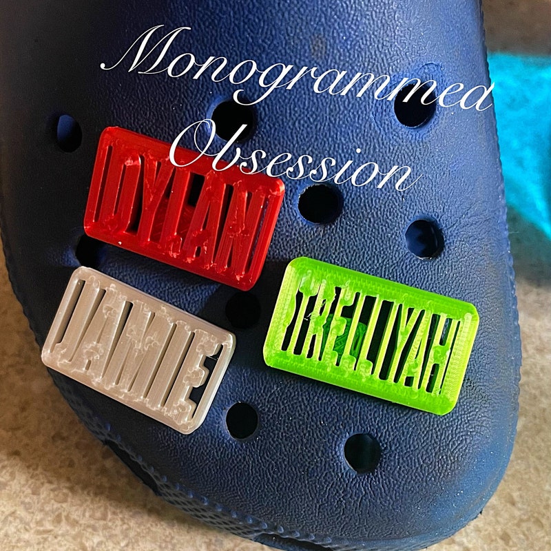 Personalized Shoe Charm - Etsy