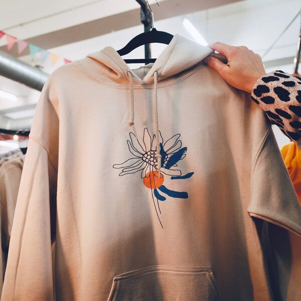 Flower Hoodie - Etsy