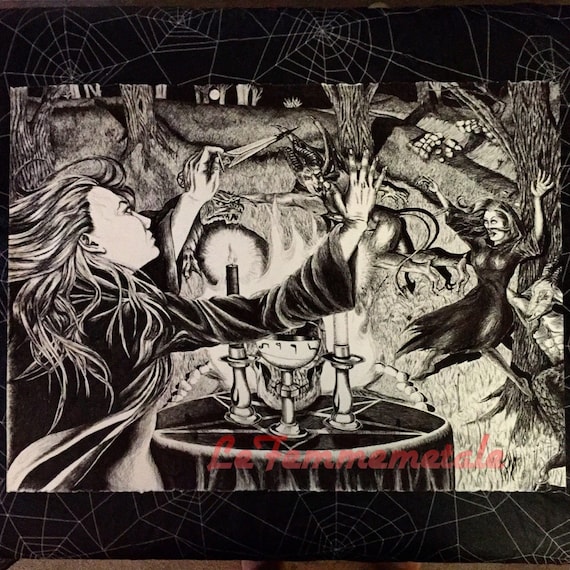 Art & Collectibles Drawing & Illustration Pen & Ink The Summoning ...