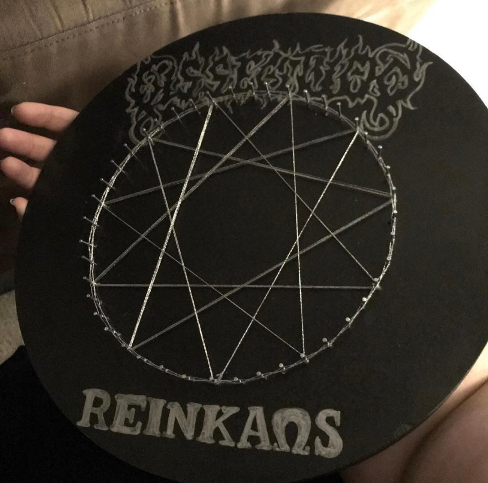 Dissection Band- Reinkaos Original/ook Art on Wood Contemporary Dark 12 ...