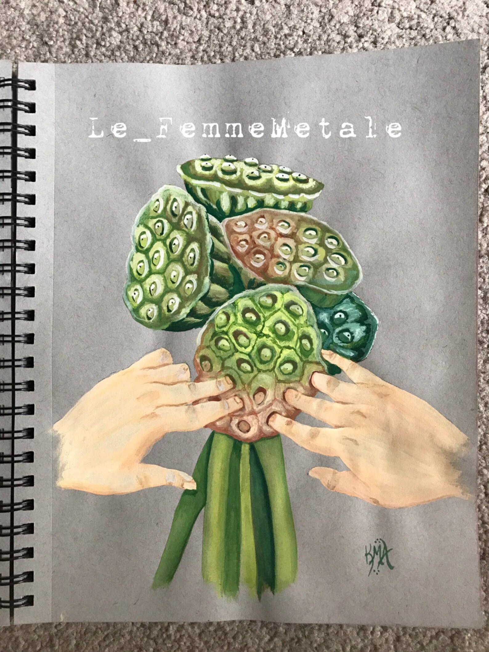 Trigger Warning: Trypophobia "pod Exploration" 9x12 Original/ook ...