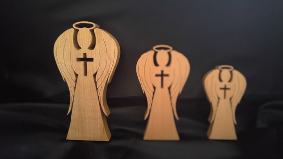 Angels Christian Angels Wood Carving Scroll Work Religious - Etsy