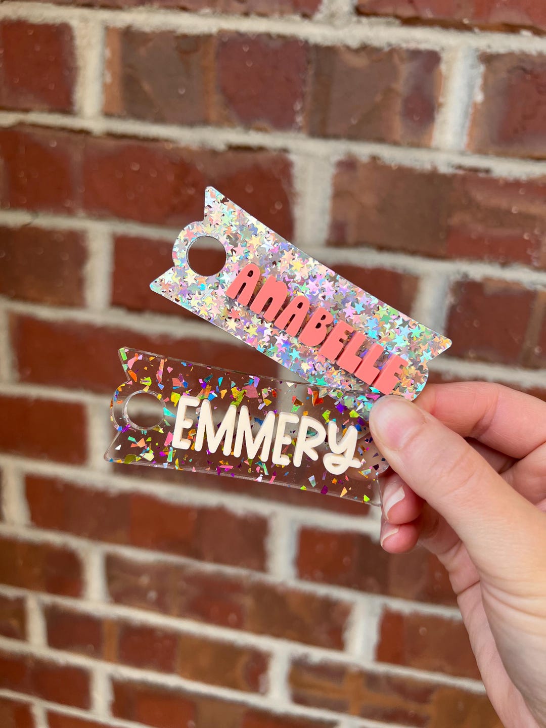 Personalized Tumbler Topper Name Tags * 30oz & 40oz Stanley Name Plate ...