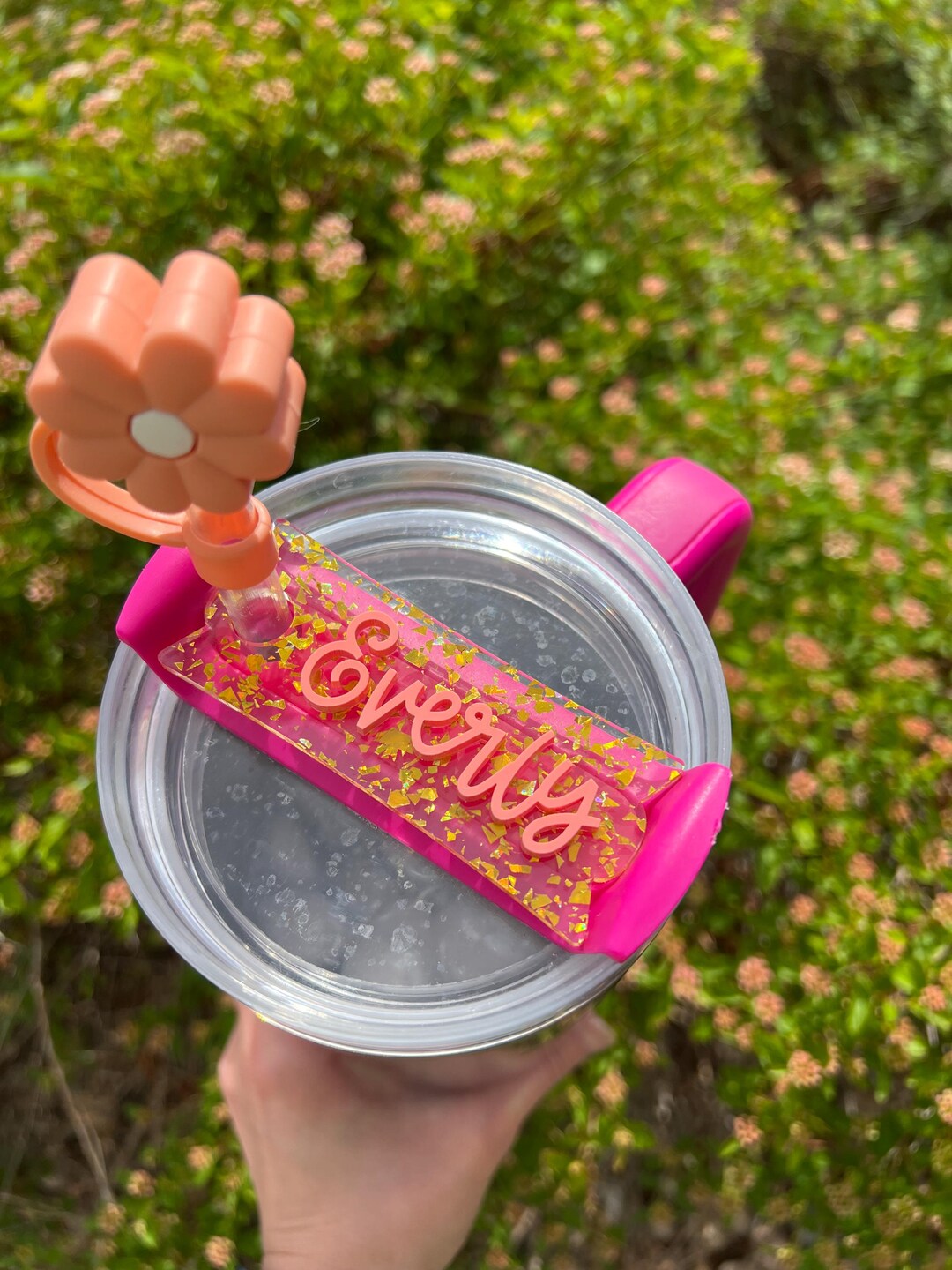 Personalized Tumbler Topper Name Tags *30oz & 40oz Stanley Name Plate ...