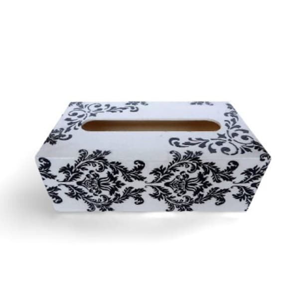 White Tissue Box - Etsy