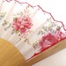 Roses Hand Fan, Floral Holding Fan, Evening or Wedding Dress Accessory ...