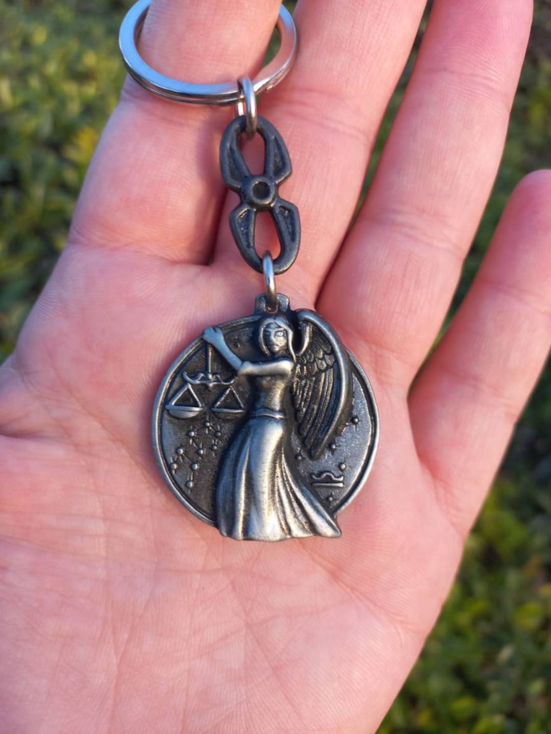 Libra Keychain, Zodiac Keyring, Horoscope Jewelry, Libra Gift Idea ...