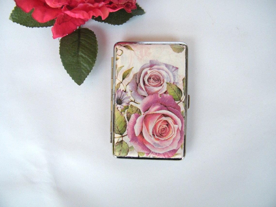 Roses Slim 100s Cigarette Case, Business Card Holder, Cigarette Holder ...