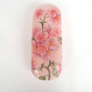 Cherry Blossom Hard Eyeglasses Case, Pink Spring Blossom Glasses Holder ...
