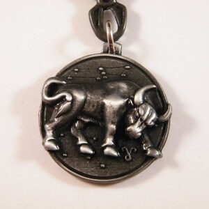 Taurus Zodiac Sign Keyring, Bull Keychain, Horoscope Gift, Bag Charm ...
