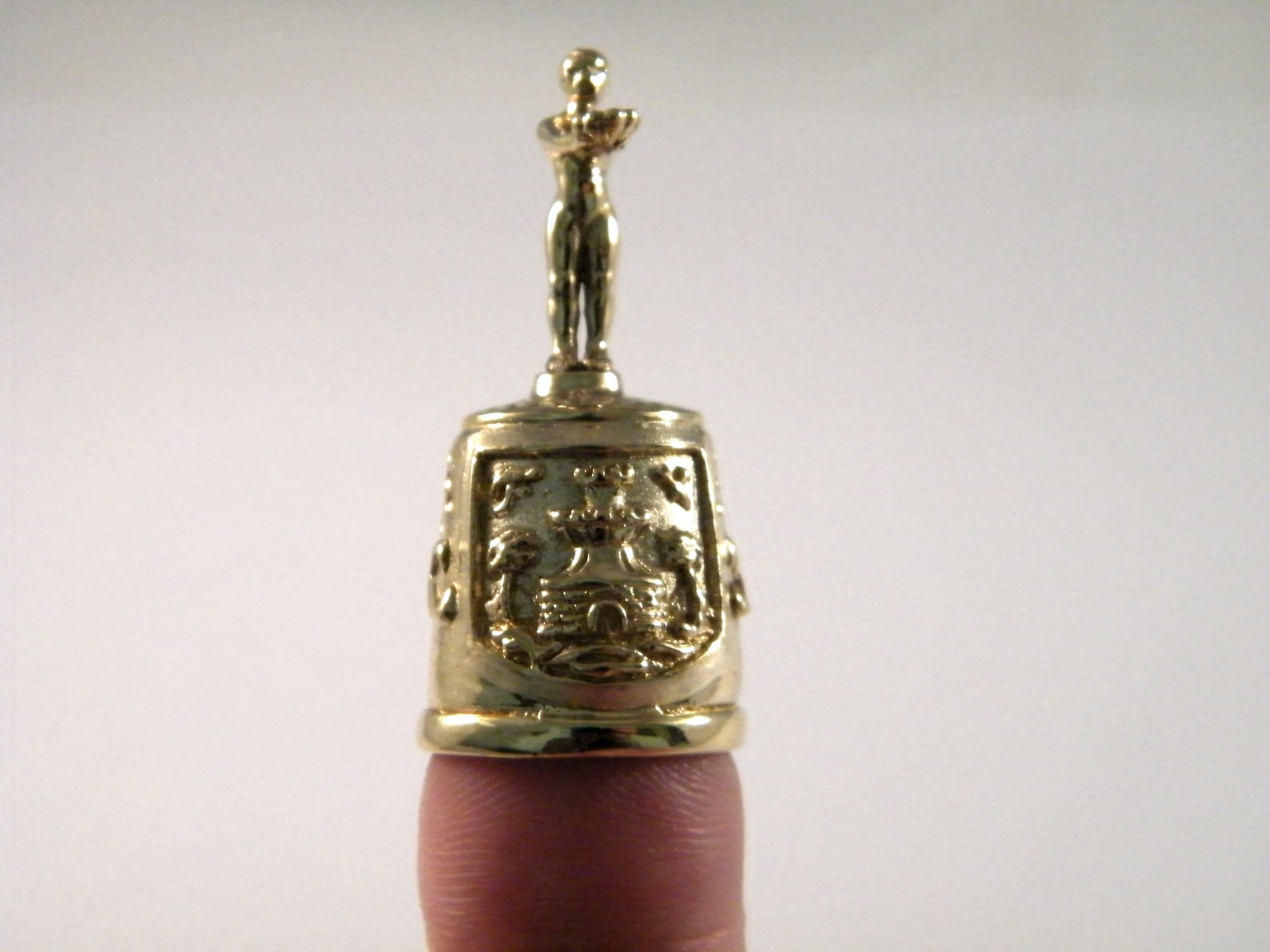 Brass Thimble, Seamstress Gift, Benalmadena Collectible Thimble ...