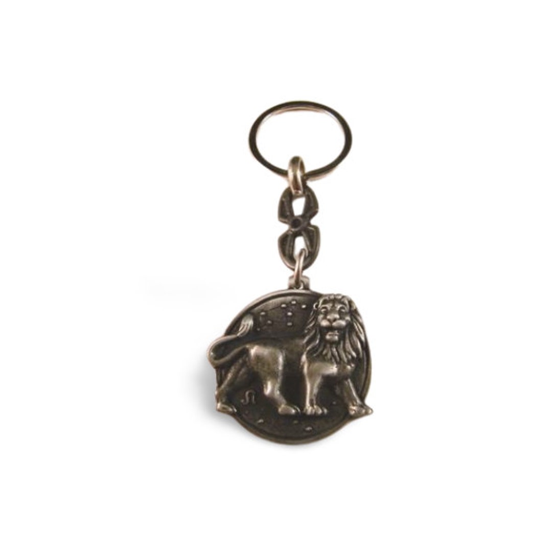 Leo Keychain Lion Keyring Zodiac Pendant Astrology Bag - Etsy