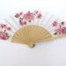 Cherry Blossom Hand Fan Floral Holding Fan Evening or - Etsy