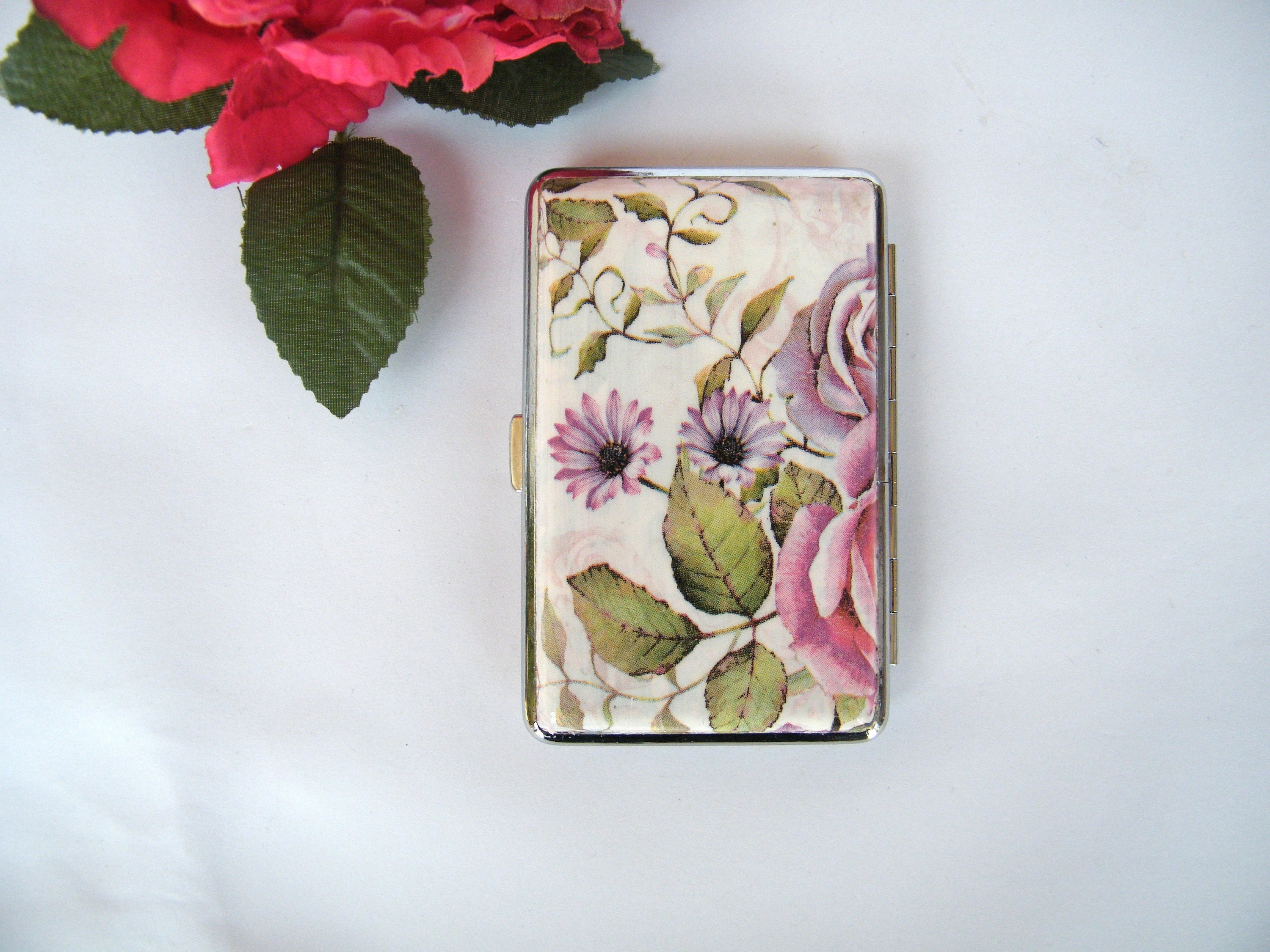 Roses Slim 100s Cigarette Case, Business Card Holder, Cigarette Holder ...