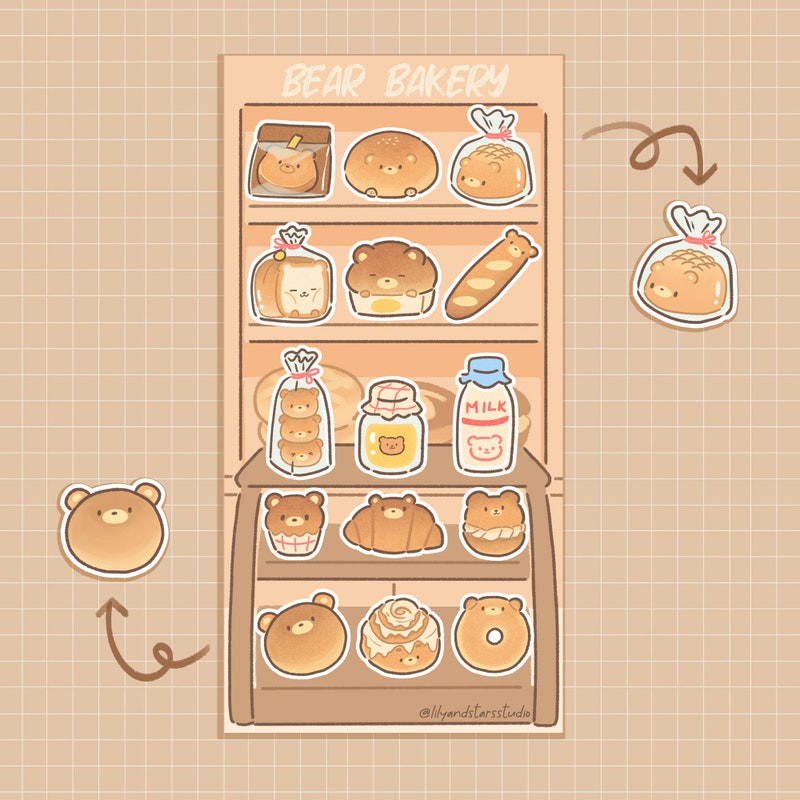 Food Stickers - Etsy