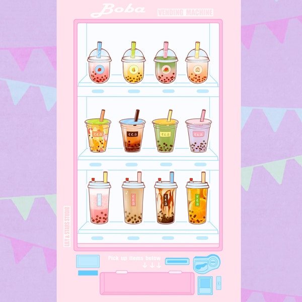 Cute Kawaii Boba Tea - Etsy