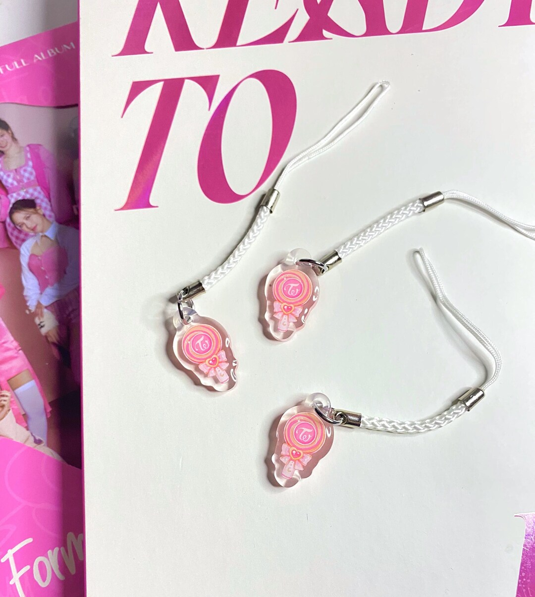 Twice Mini Phone Charm Candybong Lightstick Kpop Merch Gift Kawaii ...