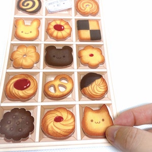 Butter Cookies Sticker Sheet • Hand Drawn Animal Food Stickers - Etsy