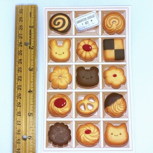 Butter Cookies Sticker Sheet • Hand Drawn Animal Food Stickers - Etsy