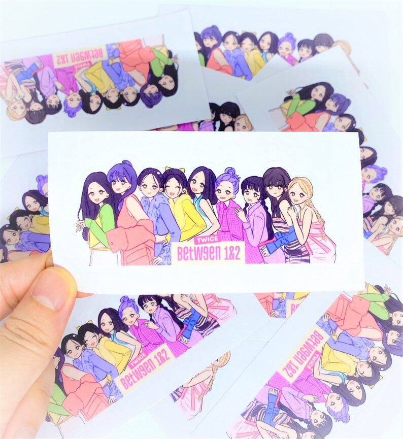 Twice Between 1&2 Decal Waterproof Sticker Kpop Merch - Etsy
