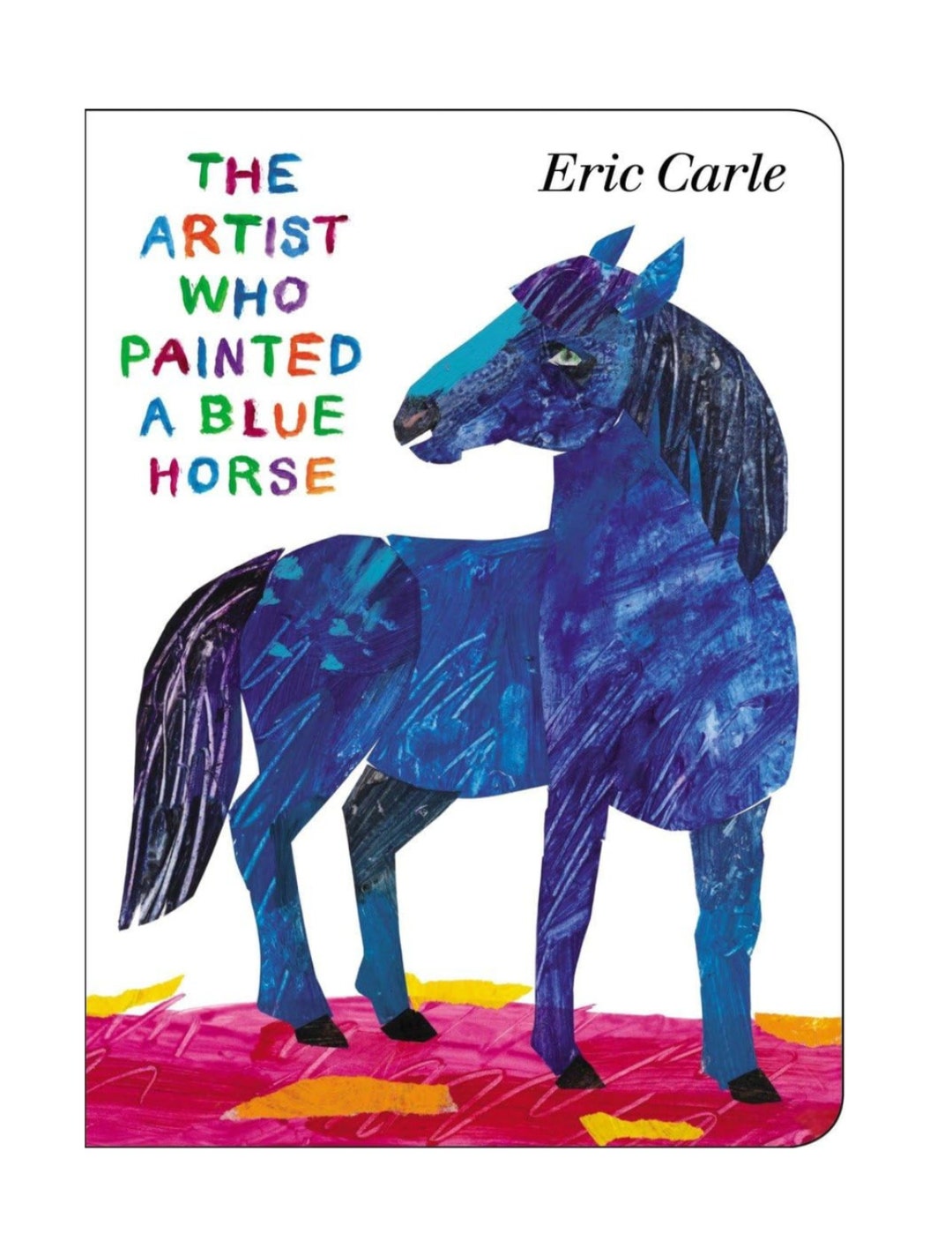 Eric Carle, the Artist Who Painted a Blue Horse, Recycled Board Book - Etsy