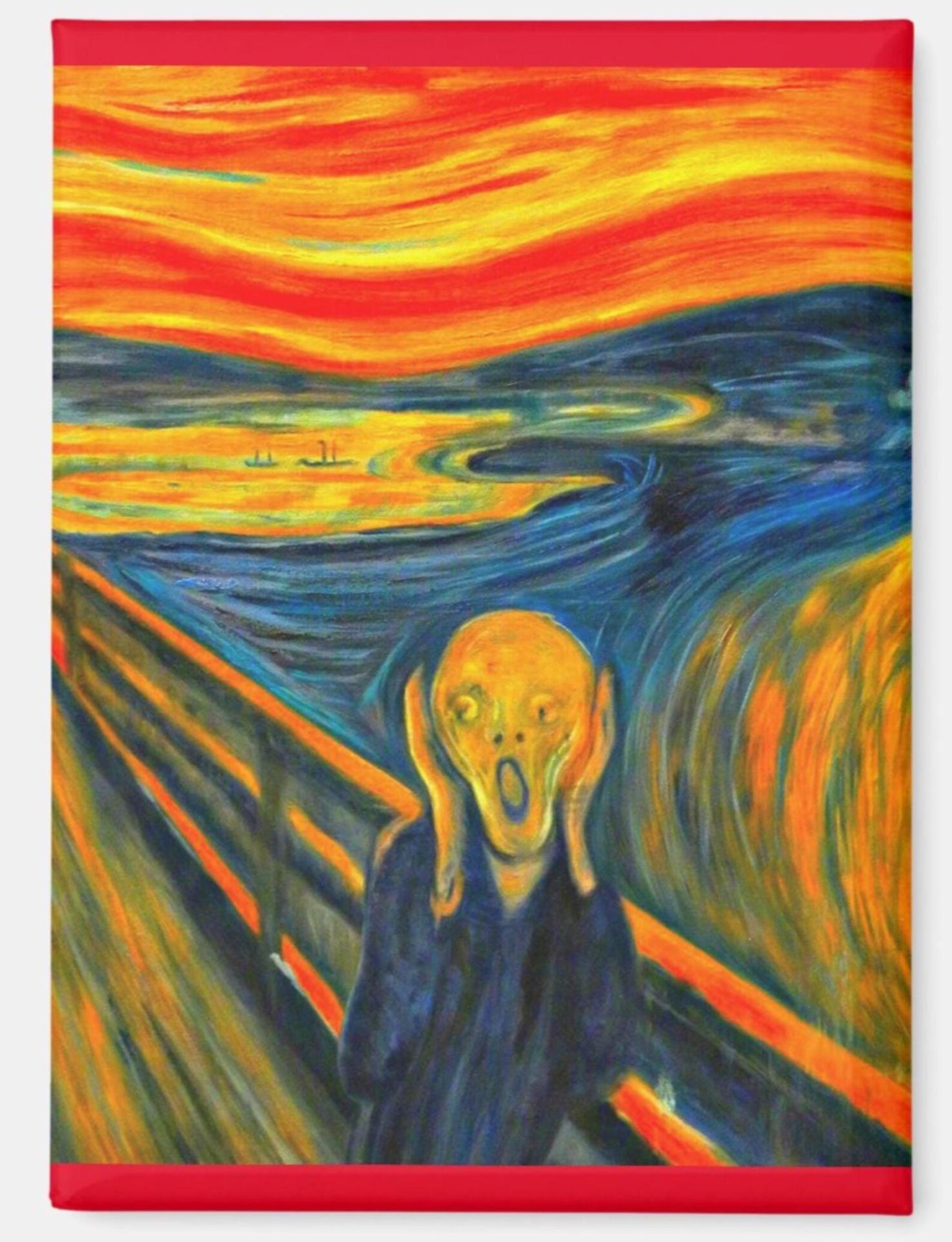 The Scream by Munch, Fine Art Gallery Magnet, Mini Masterpieces - Etsy