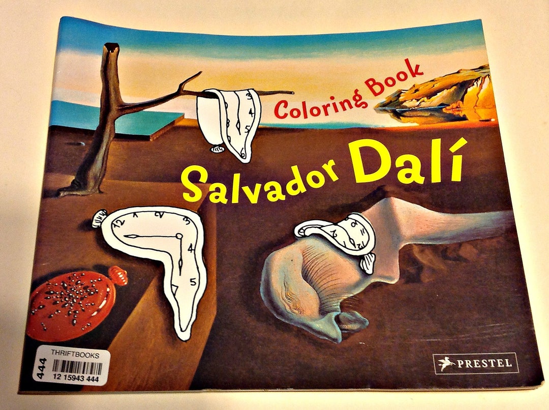 Salvador Dali Coloring Book, Art Paintings, Gift for Art Student ...