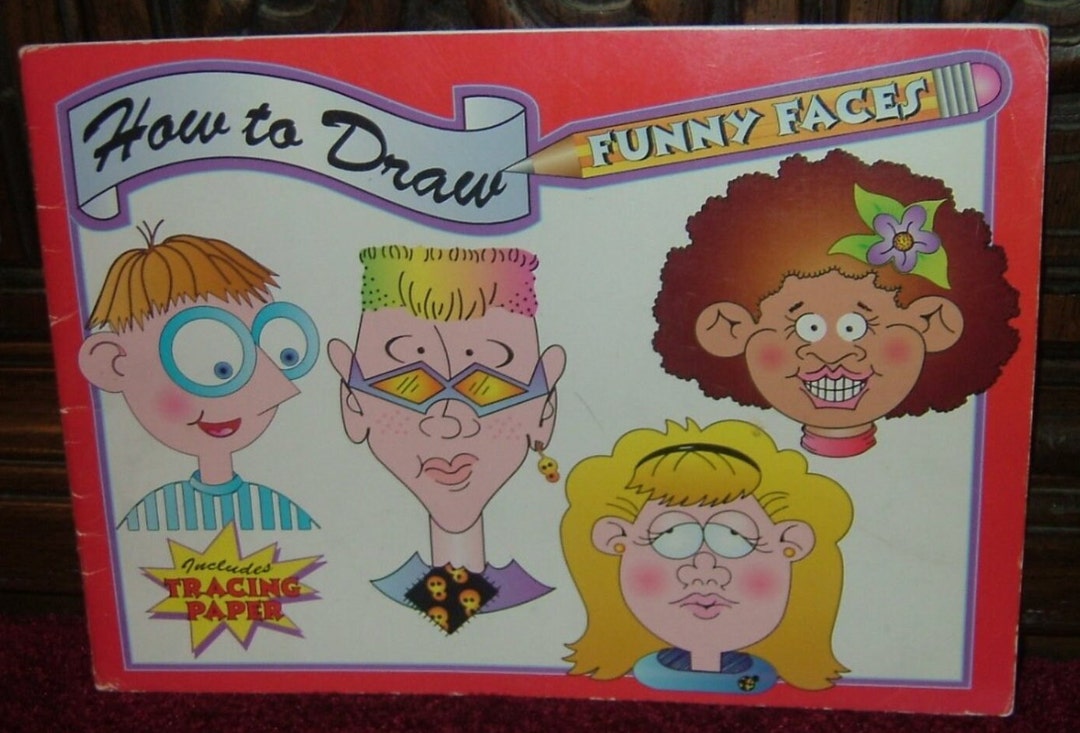 How to Draw Funny Faces by Karen Walker and Georgene Griffin, Art - Etsy