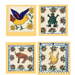 Talavera Animals Stickers, Colorful Earth Tone, Reward for Children ...