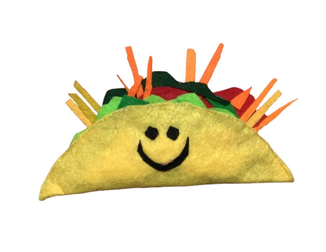 Happy Taco Hair Barrette, Gift for Women, Funny, Art Teacher - Etsy