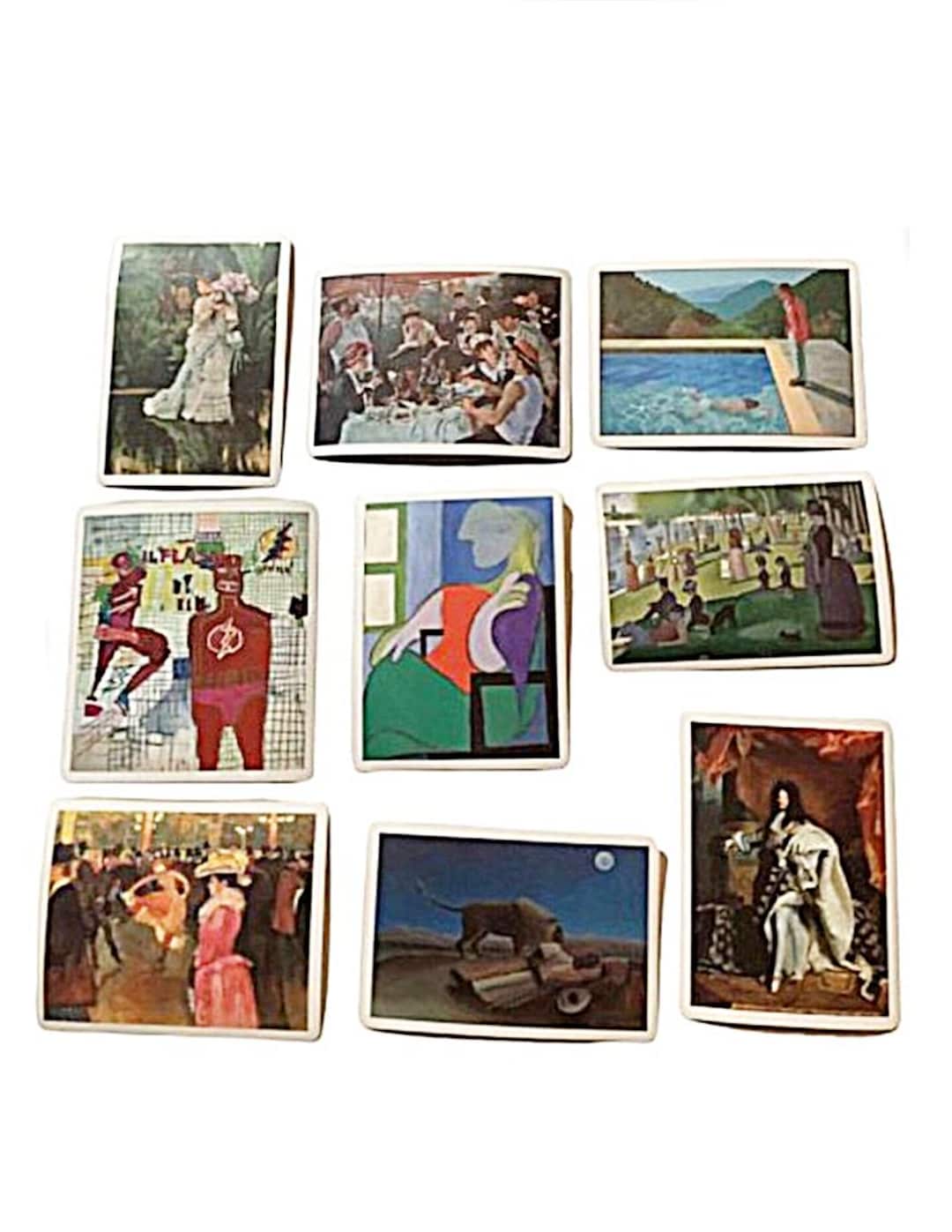 20 Assorted Art Stickers, Art Through the Ages Stickers, Random, Gift ...