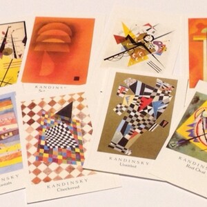 16 Kandinsky Paintings Stickers,planner Sized, Gift for Art Teacher ...