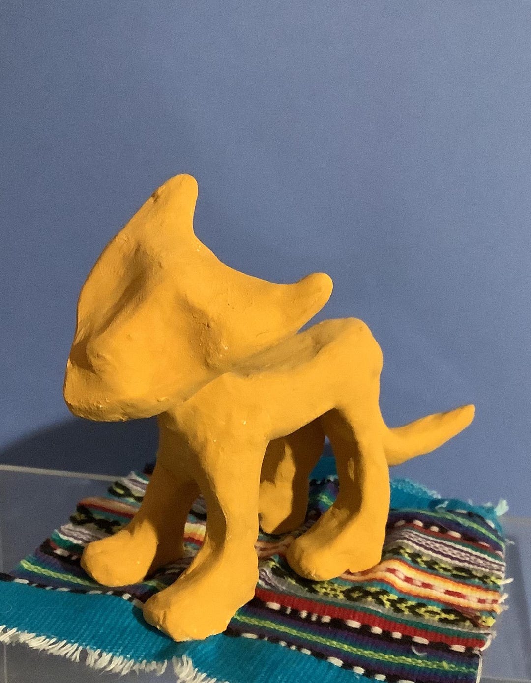The Ginger Cat, Surrealist Sculpture Art, Play Art Therapy Miniatures ...