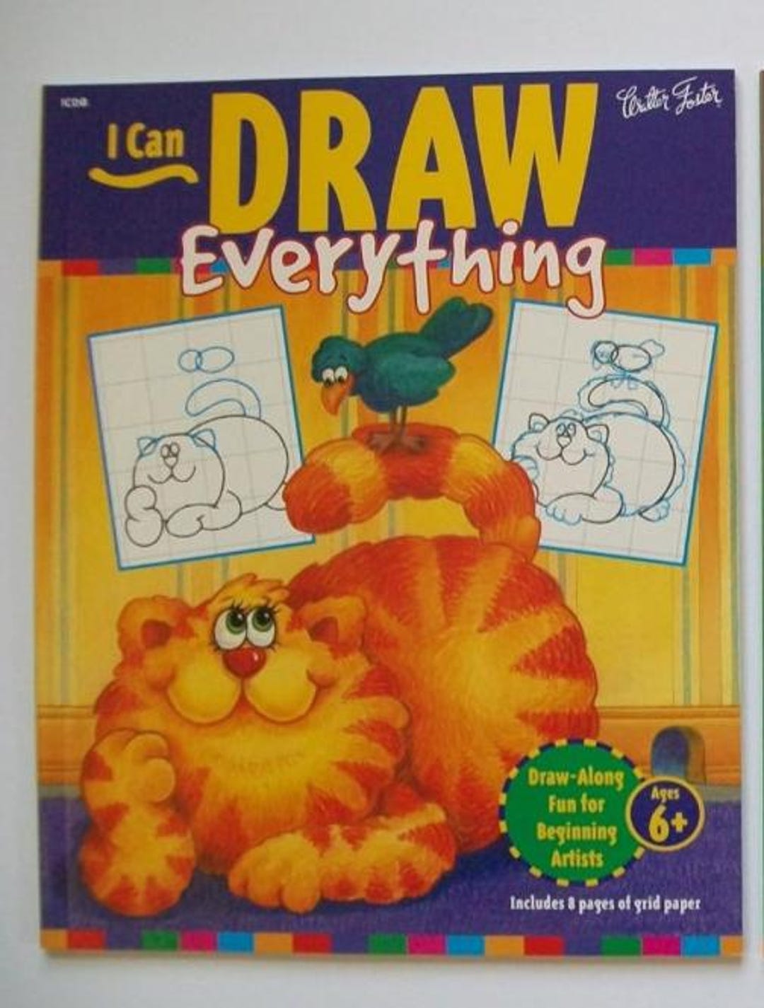 I Can Draw Everything by Walter Foster, Recycled Paperback - Etsy