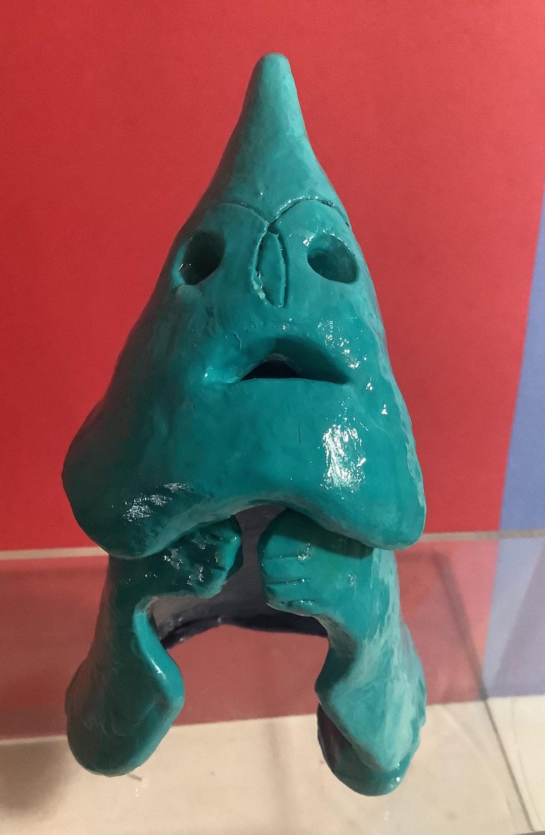 The Turquoise Sprite, Surrealist Sculpture Art, Play Art Therapy ...